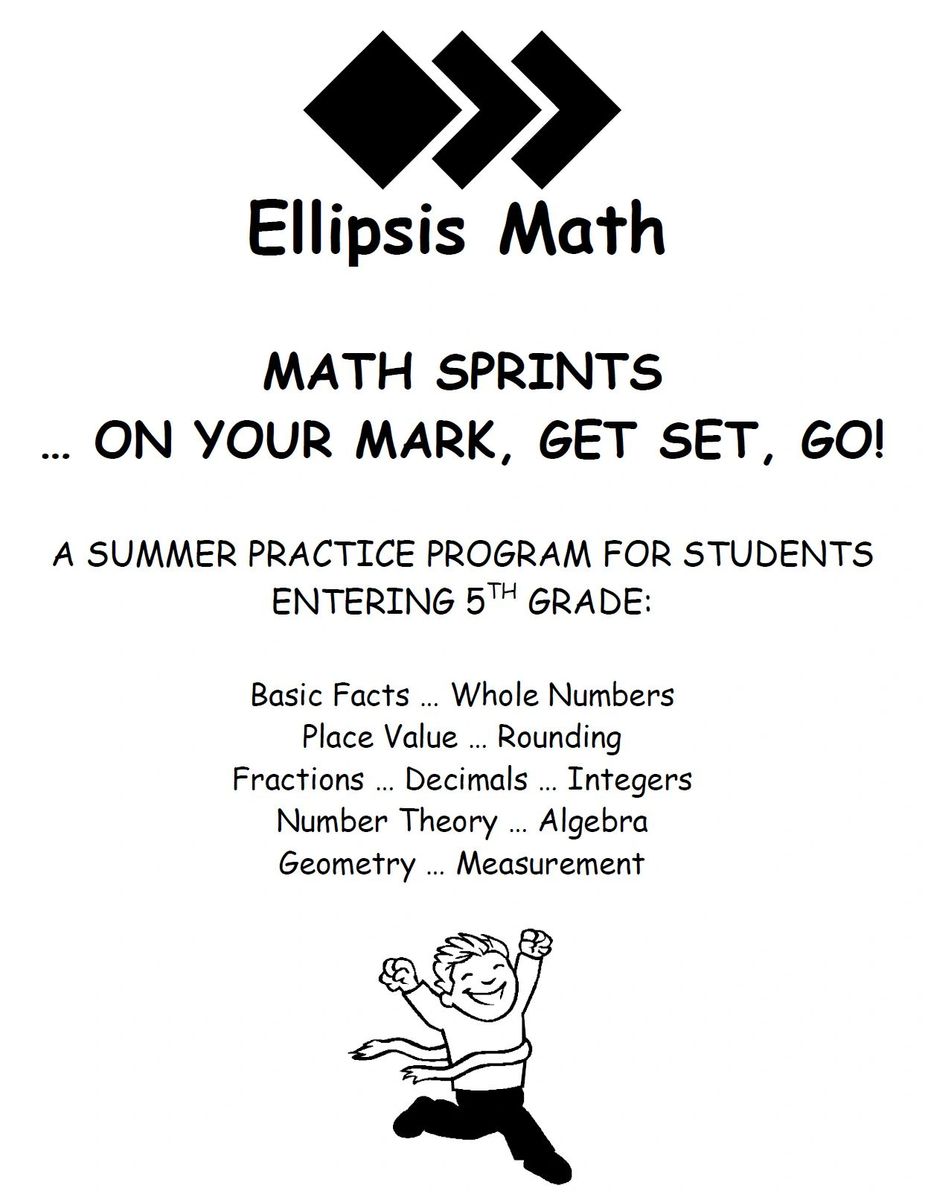 Math Sprints Summer Workbook (moving into 5th grade)