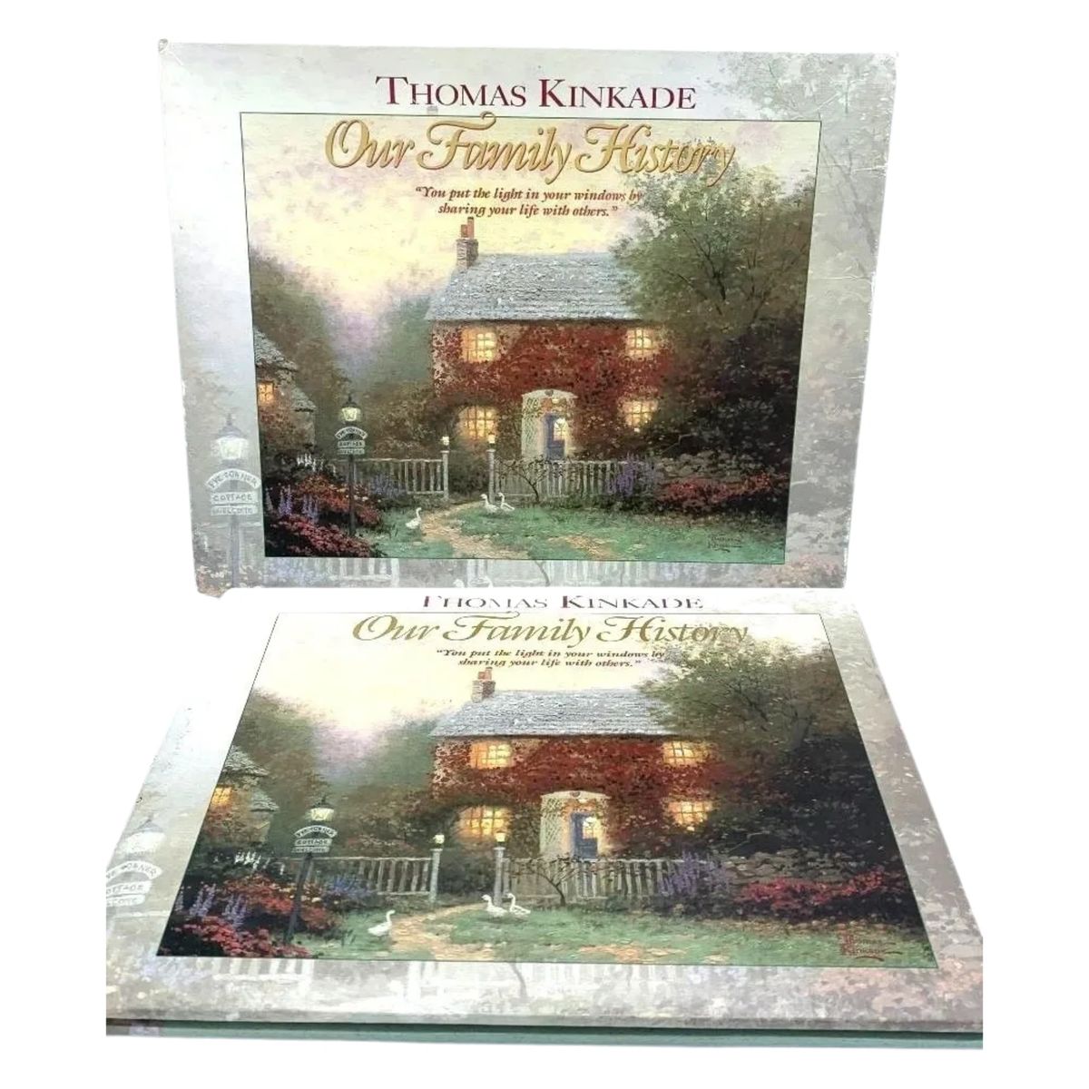 VINTAGE THOMAS KINKADE "OUR FAMILY HISTORY" FAMILY ALBUM ANCESTORIAL ...