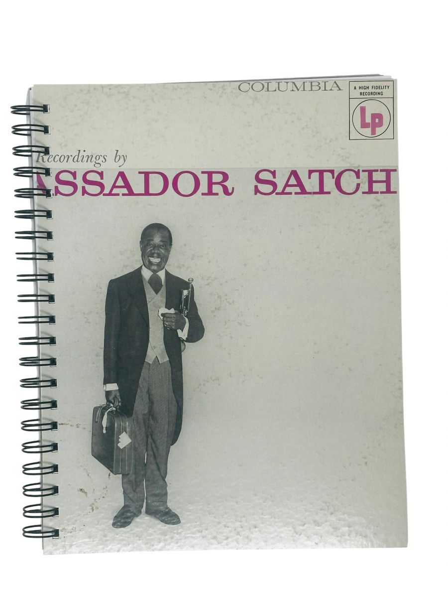 Vintage Louis Jordan Ambassador Satch Album Cover Notebook