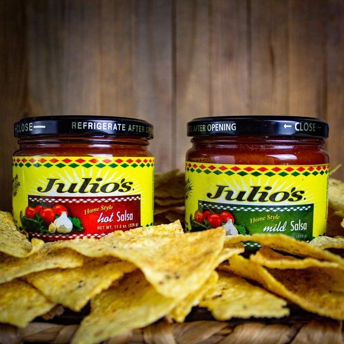 12 Mild Julios Glass Jar Salsa