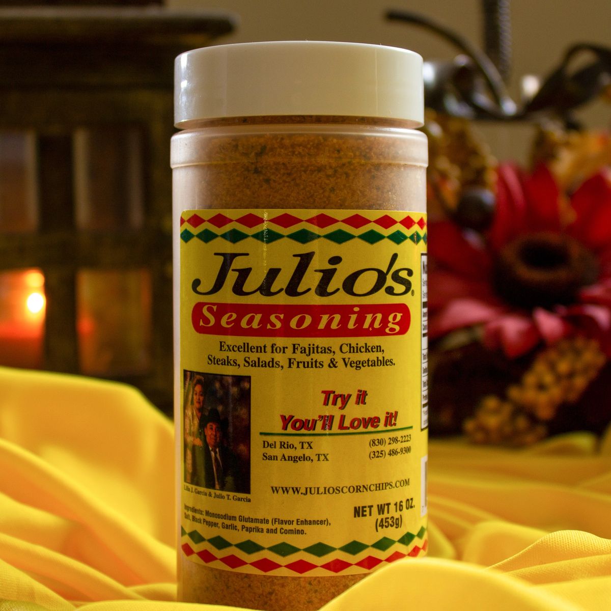 12 - 16oz Julios Seasoning