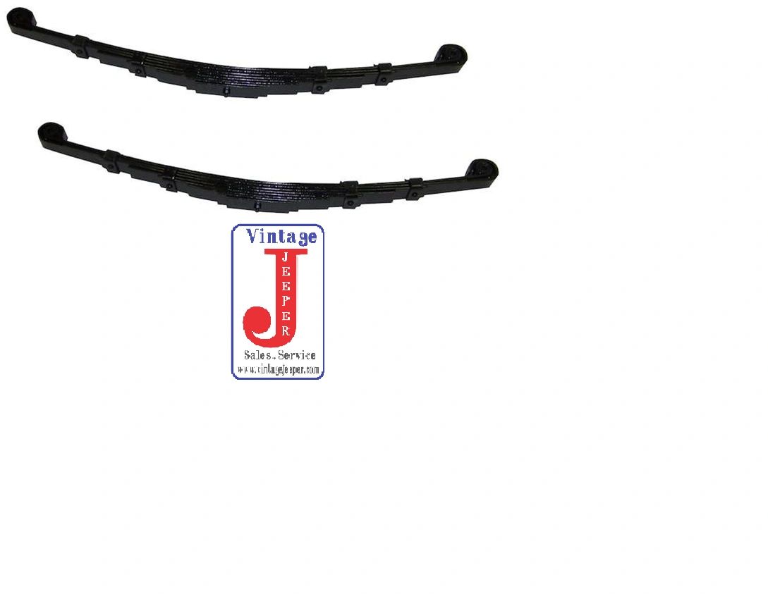 Front Leaf Springs CJ2A / CJ3A/ CJ3B 8- Leaf (Pair)