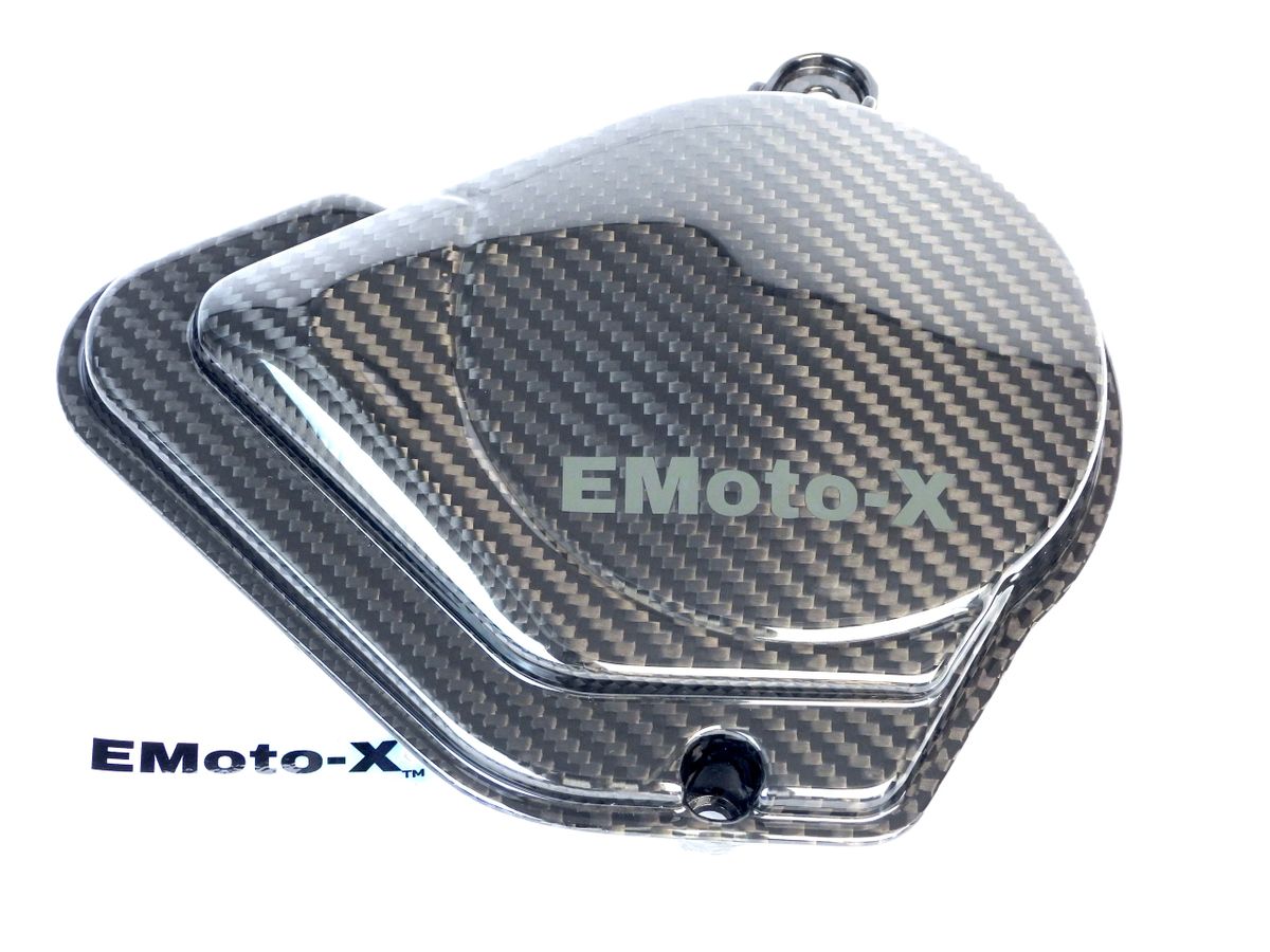 Emoto-X Racing Uhi Real carbon Fiber Gear Box cover for Talaria Sting ...