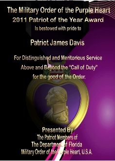 PL Purple Swirl Purple Heart Award Plaques