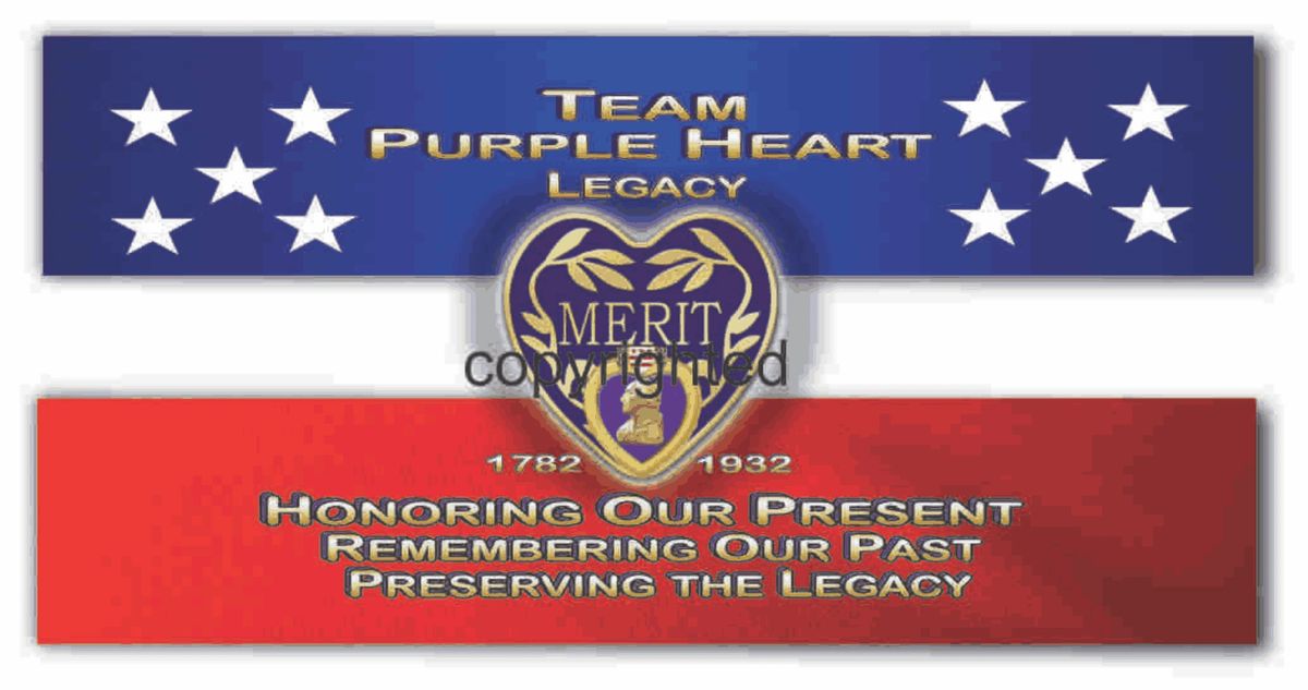 TEAM Purple Heart License Plate