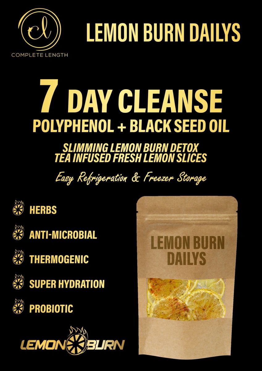 ORIGINAL LEMON BURN DAILY'S ACV SLIMMING TEA SLICES