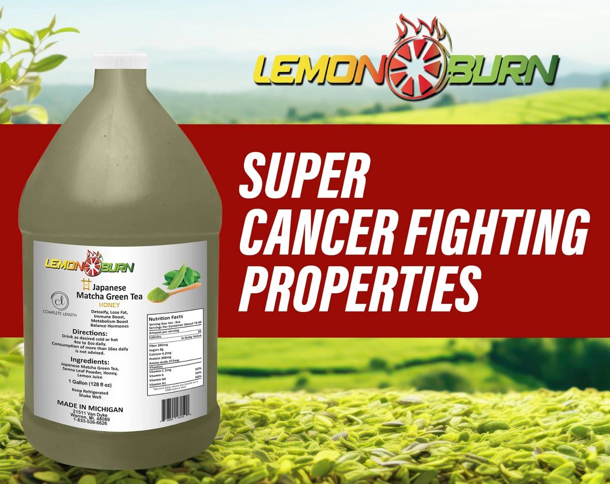 Sweet Japanese Matcha Green Tea Lemon Burn