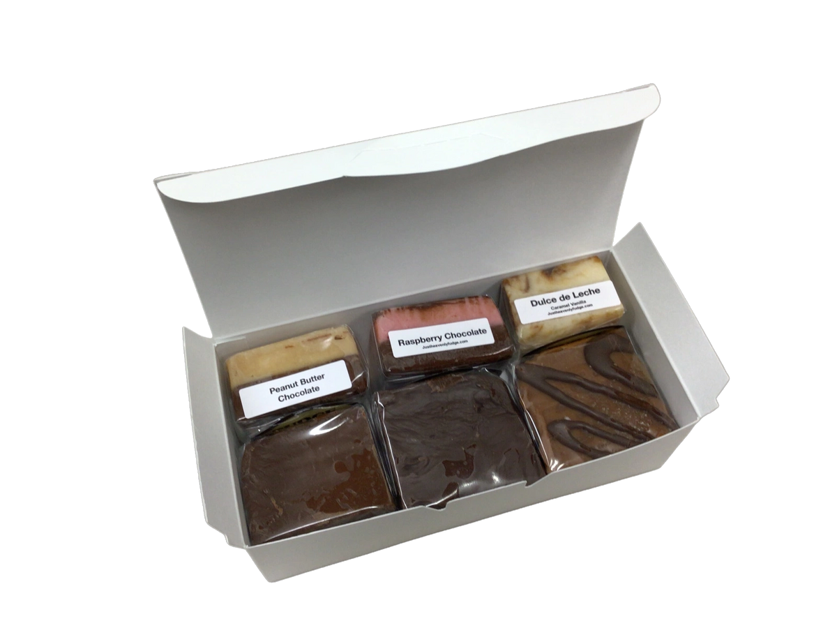 6 piece Fudge Sampler Box
