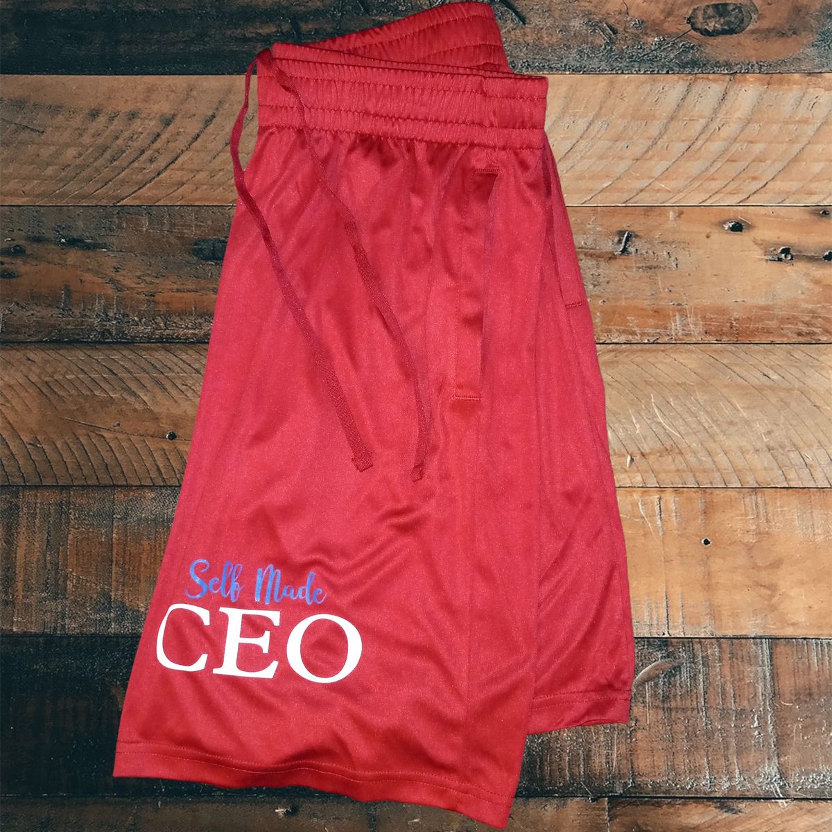 CEO COOFANDY Workout Gym Shorts Red