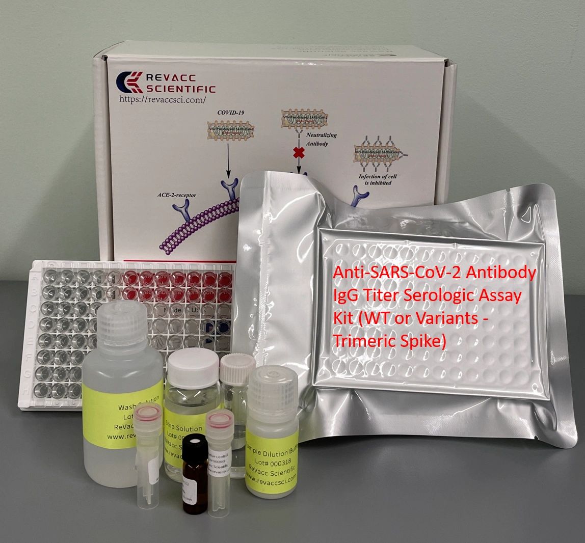 Human Anti-SARS-CoV-2 Antibody IgG Titer Serologic Assay Kit (Trimeric ...