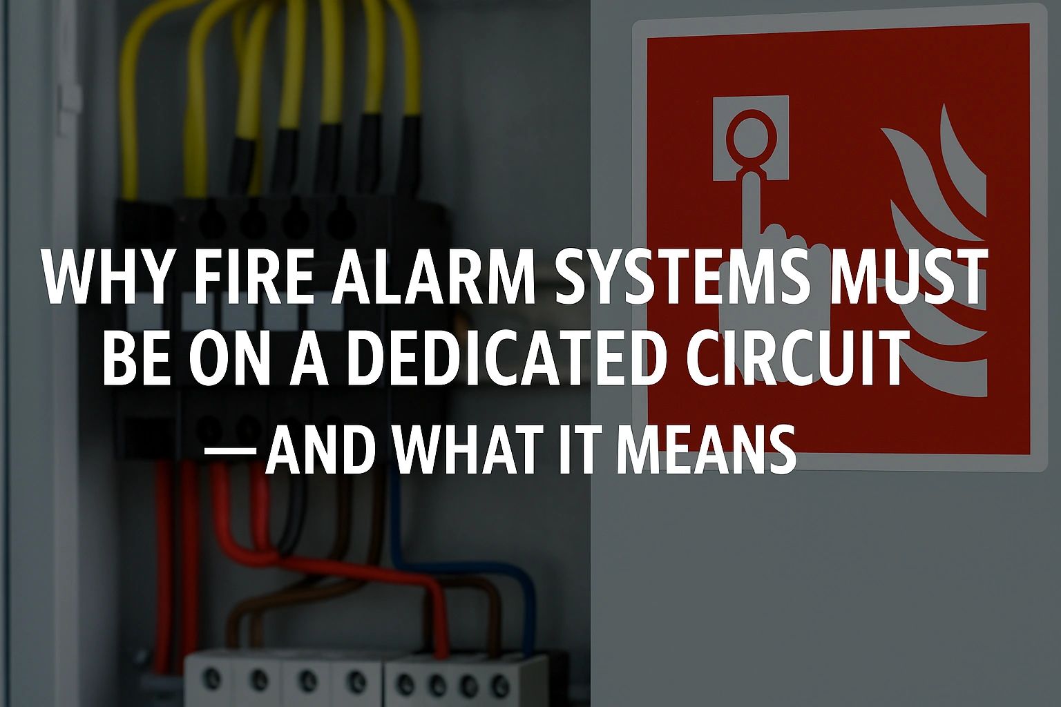 Fire Alarm Code: Why a Dedicated Circuit Is Required