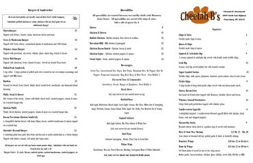 Cheetah B's Restaurant - Restaurant - Petersburg, West Virginia