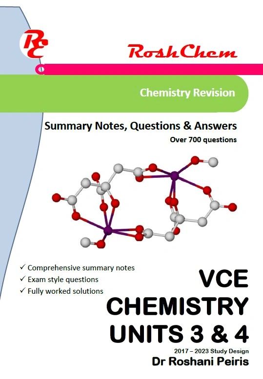 VCE Chemistry units 3&4