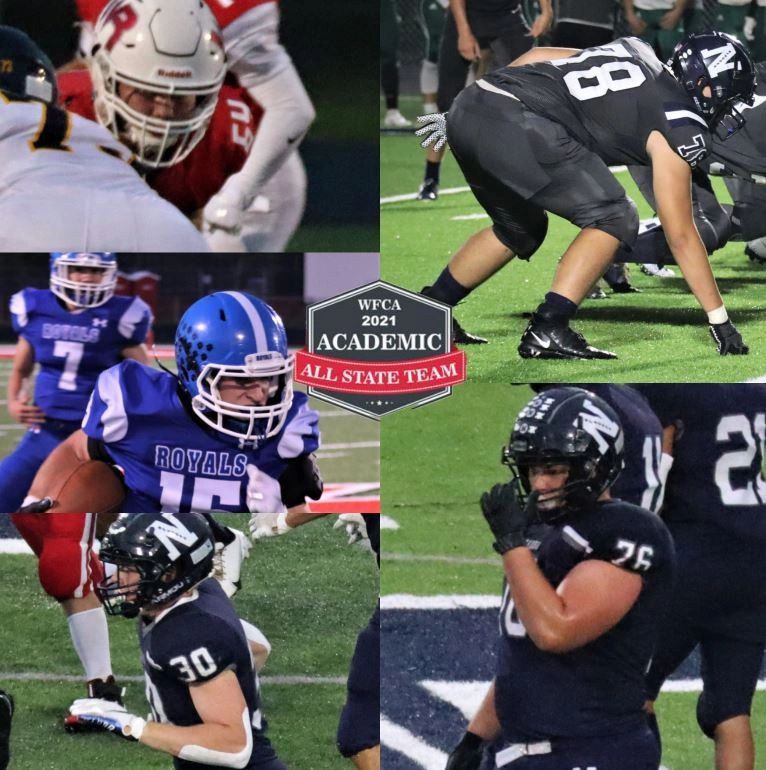 Five local Football Players honored by WFCA.