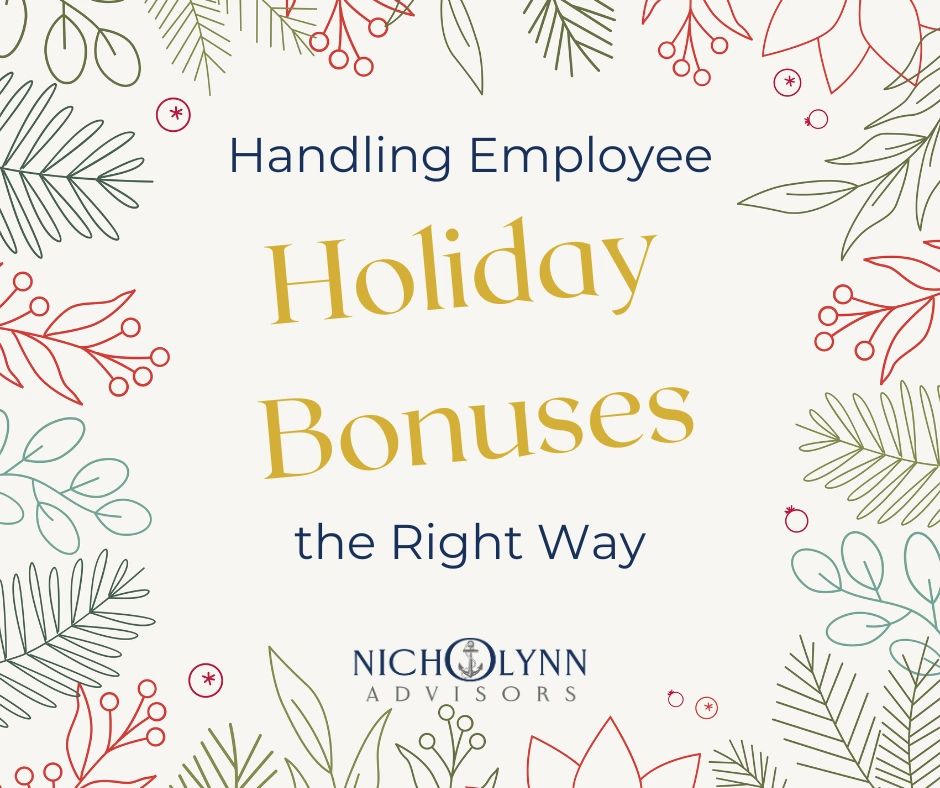 How to Handle Holiday or End-of-Year Bonuses the Right Way