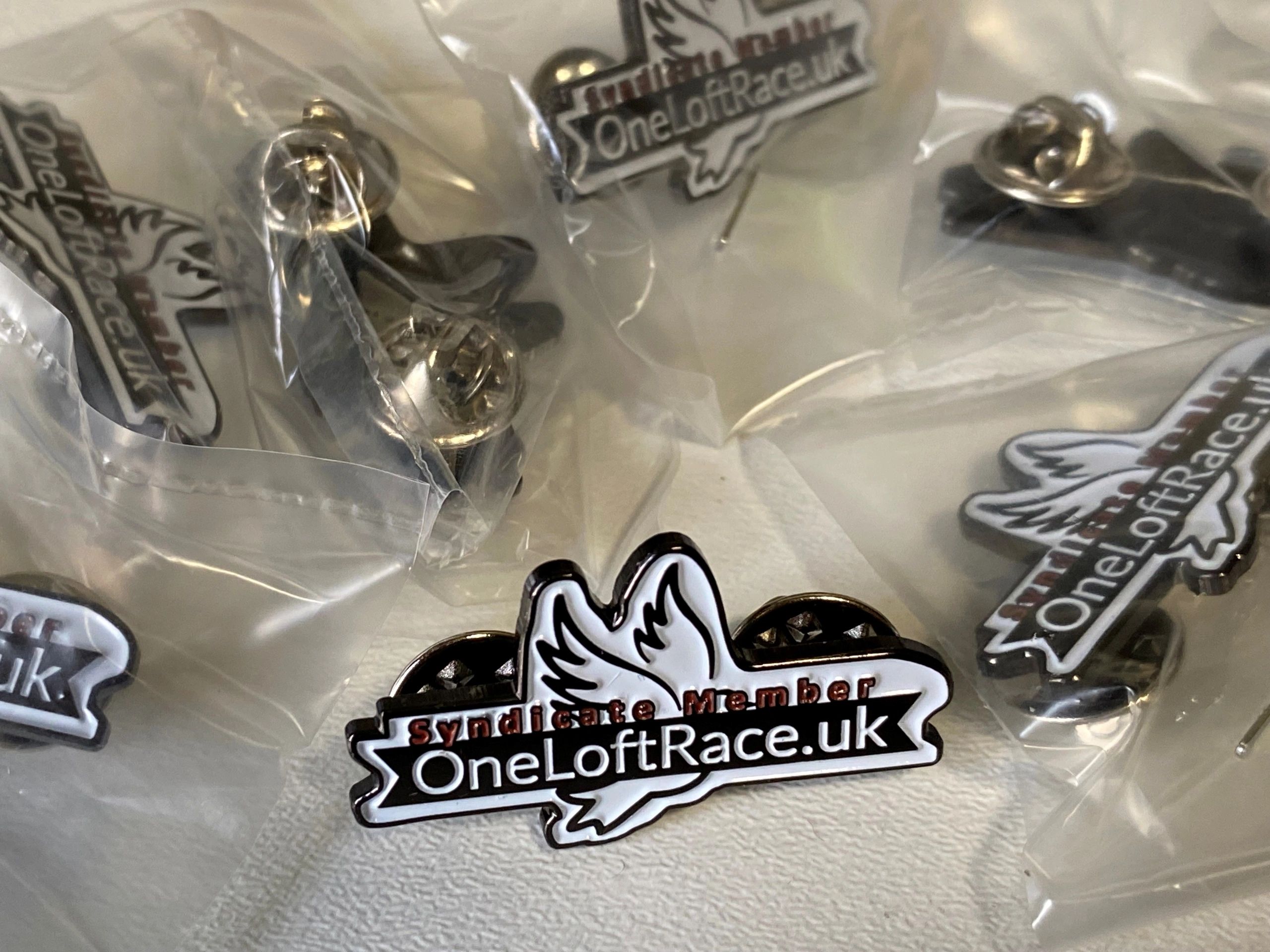 FREE - Limited Edition OneLoftRace.uk Syndicate Member Pin Badge