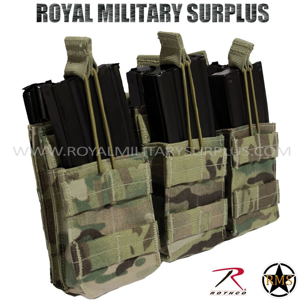 Pouch - Rifle Magazine/Six Mag Capacity MOLLE (Open Top) - MULTICAM ...