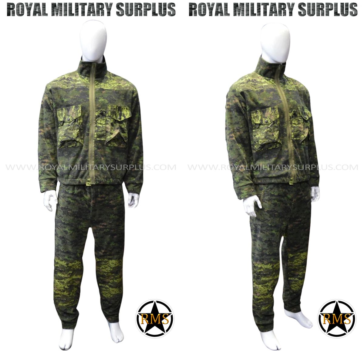 Polar Fleece Jacket & Pants - Canada Military Kit - CADPAT (Temperate ...