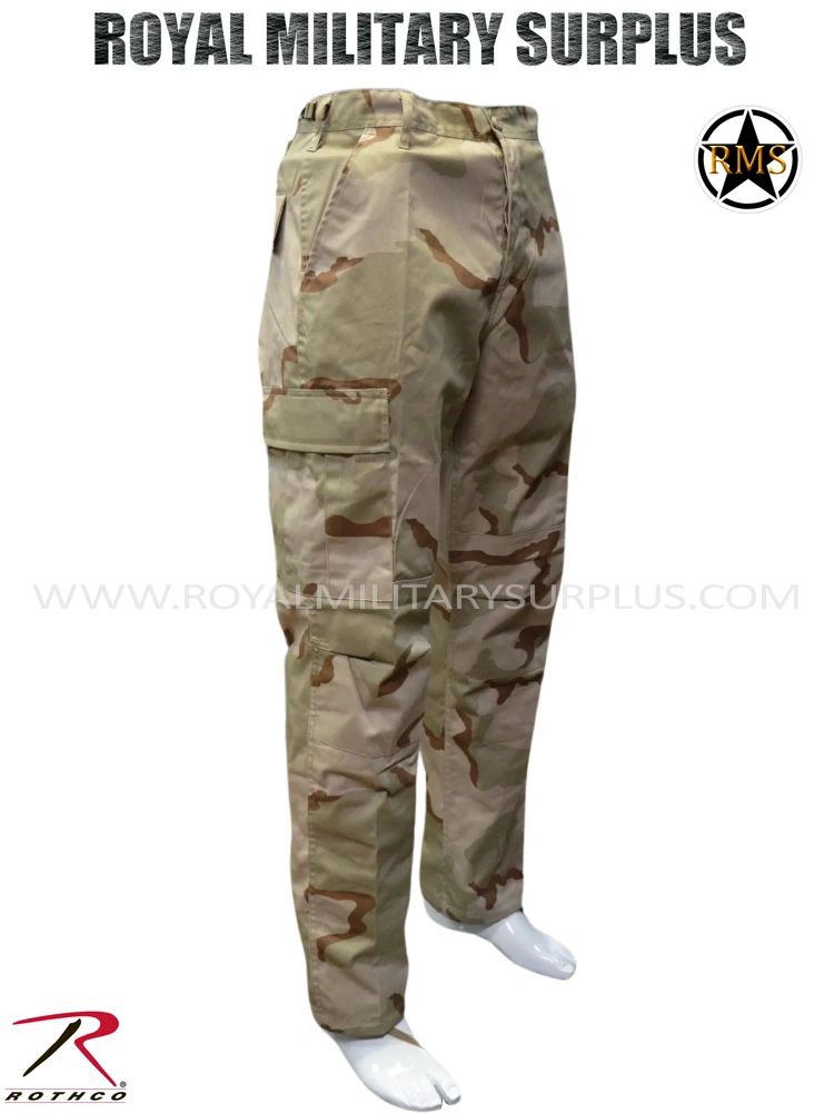 Combat BDU Pants - TRI-COLOR DESERT CAMOUFLAGE