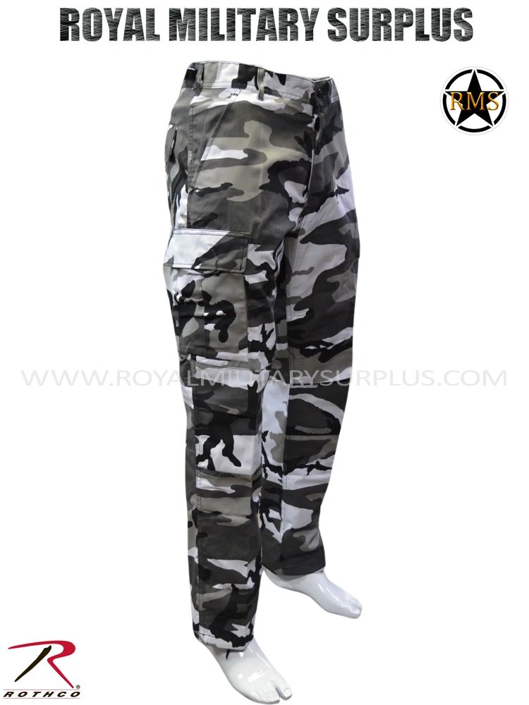 Combat BDU Pants - URBAN CAMOUFLAGE (City/Tactical)