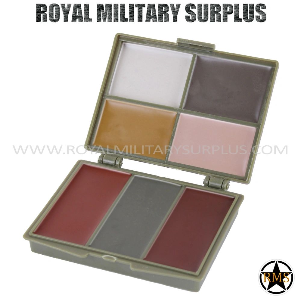 Face Paint - Military Camouflage Paint Compact (7 Colors) - UNIVERSAL KIT