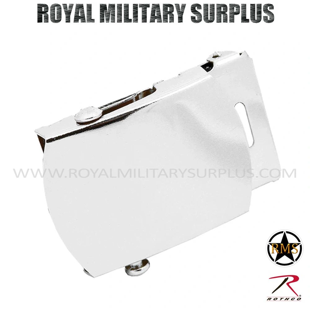 Belt Buckle - Tactical (1.25") / Flip Top (Metal) - CHROME