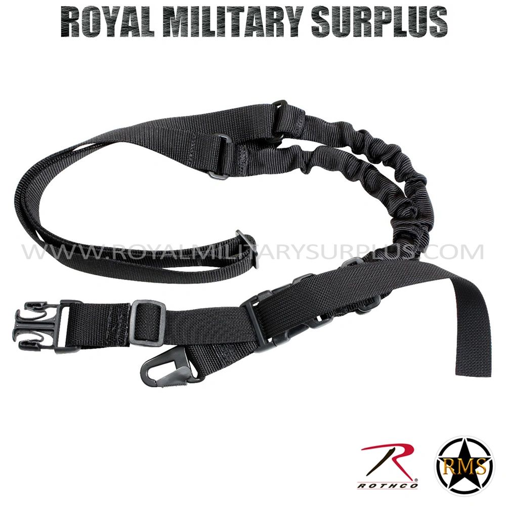 Rifle Sling - Single Point Tactical Sling (Nylon) - BLACK
