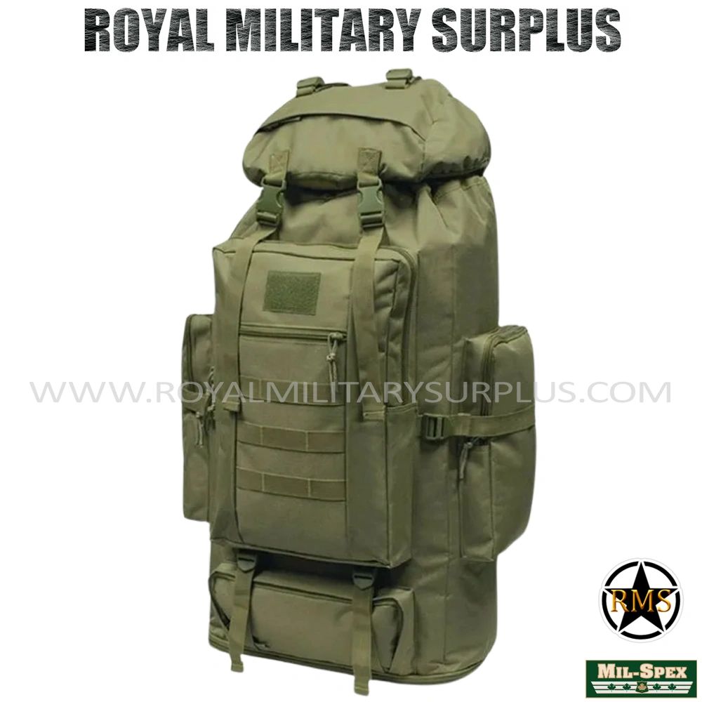 Backpack - Brigade Tactical Expandable Pack (85/110 Liters) - OD GREEN ...