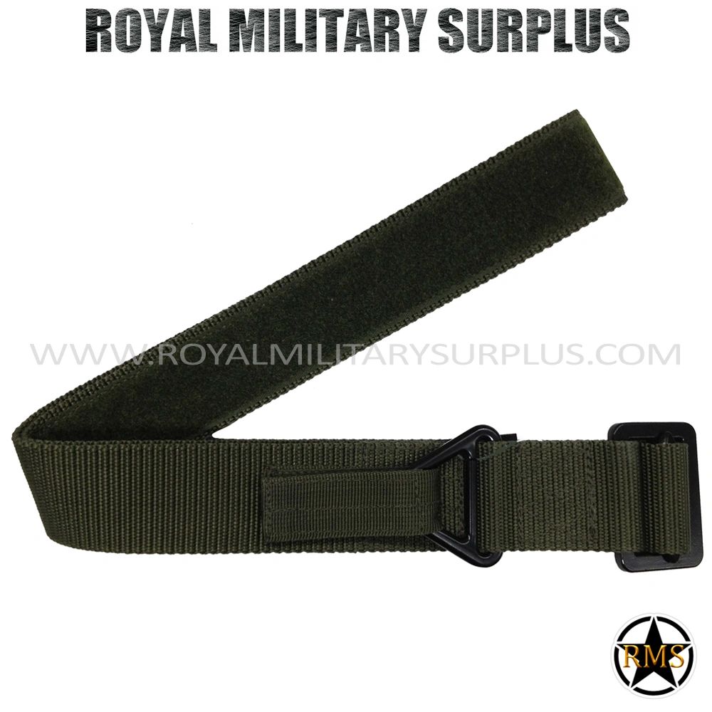 Belt - Tactical Ops/Commando (Velcro) - OD GREEN (Olive Drab)
