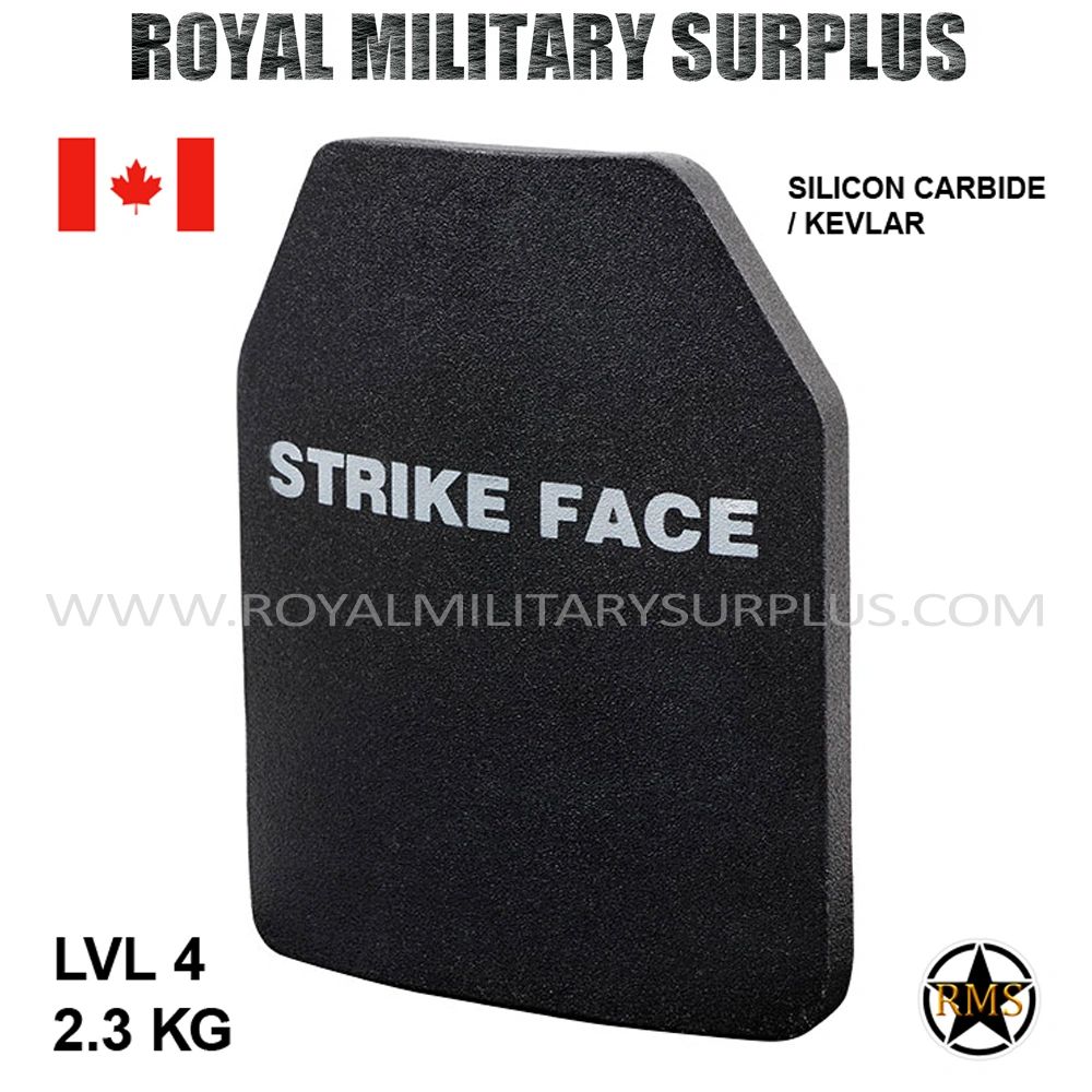 Ballistic Plate - Level 4 SA (NIJ Certified) - Shooter's Cut (10x12 ...