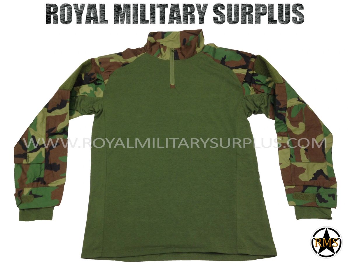 Tactical Combat Shirt - US WOODLAND (M81 Pattern)