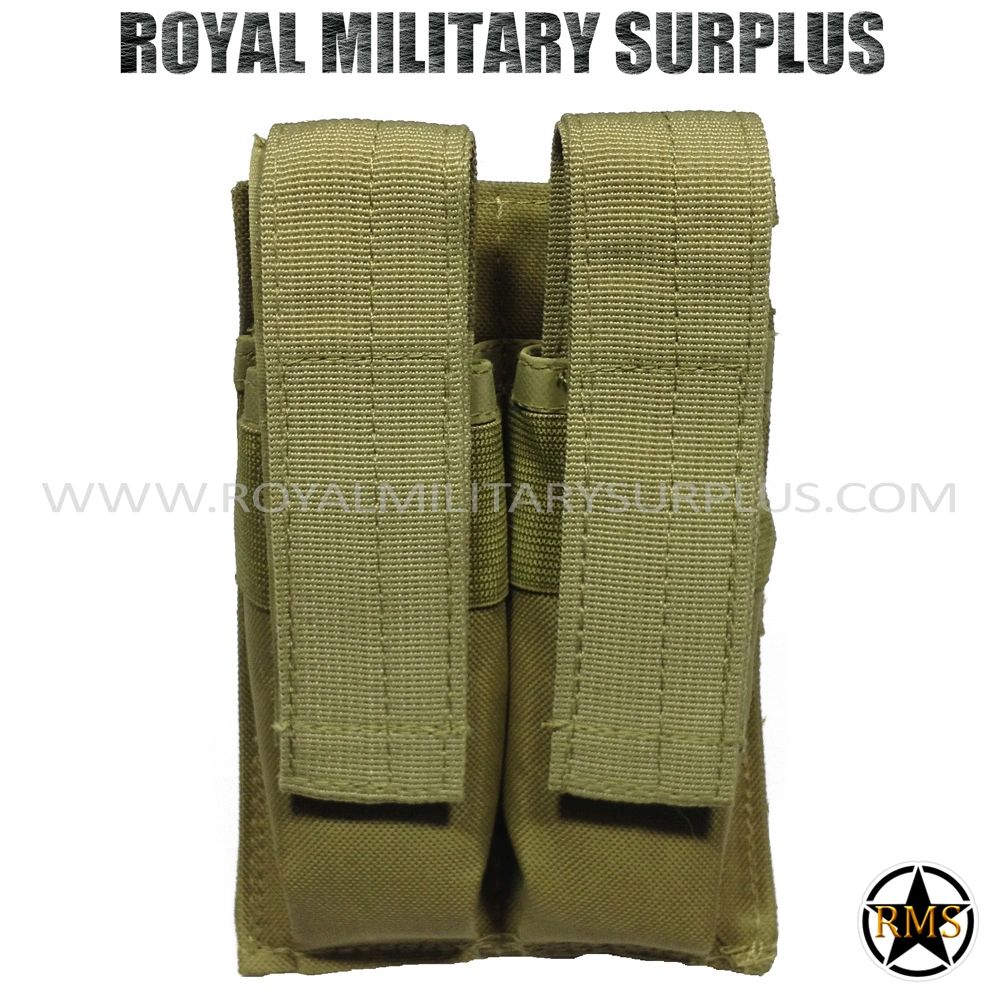 Pouch - Pistol Magazine/Dual MOLLE - TAN (Desert Tan)