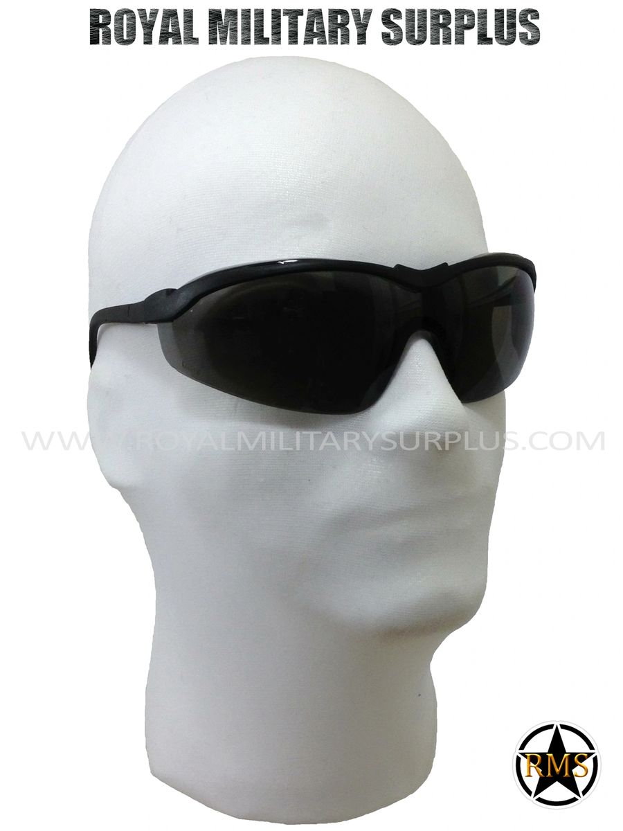 Tactical Glasses - Army/Military/Special Forces Sun Lens - BLACK