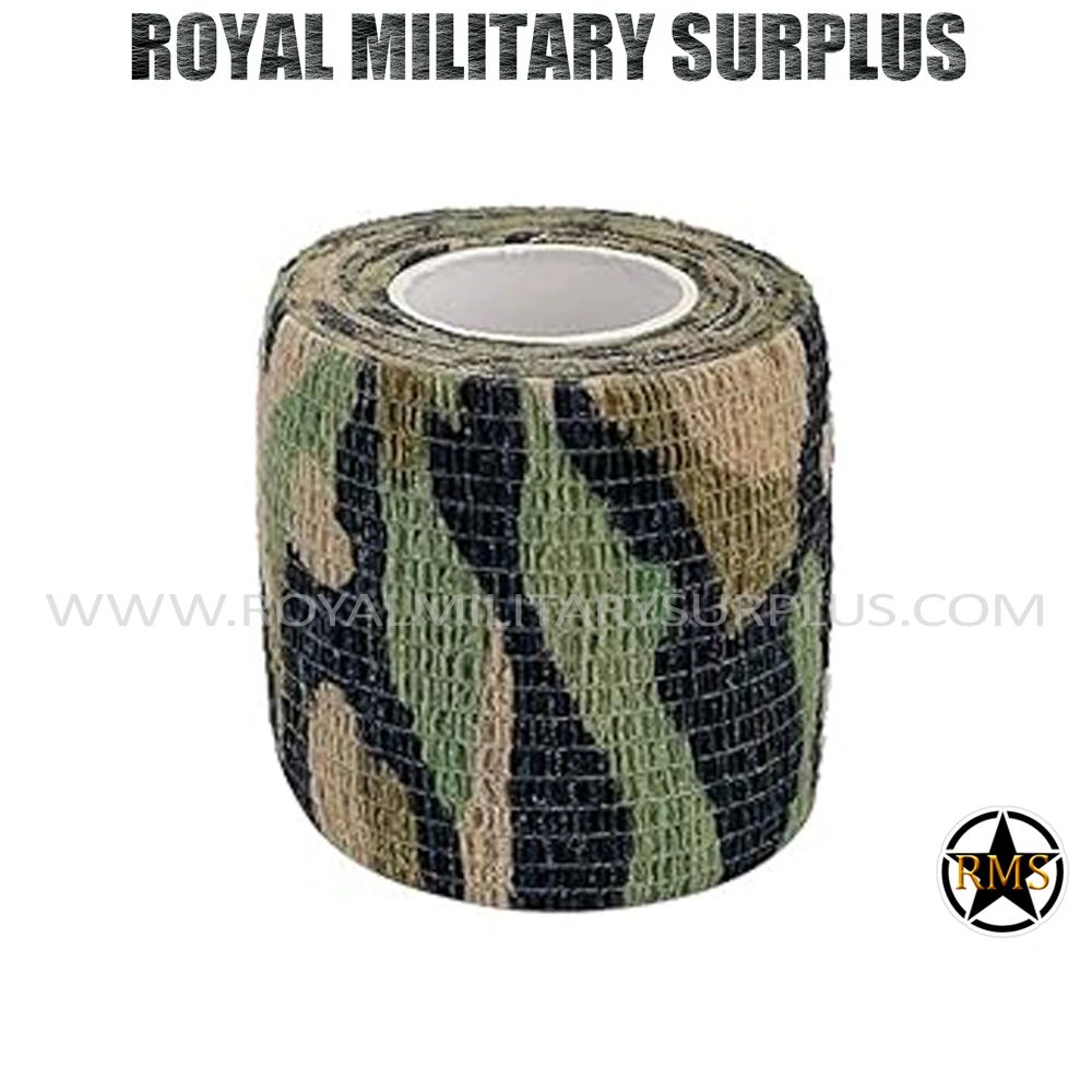 Medical Bandage Tape / Self-Adhesive Stealth Wrap - Camouflage - TIGER ...