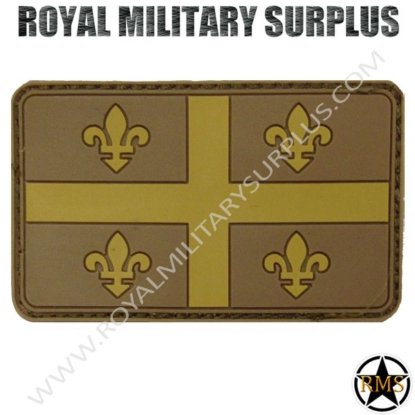 Patch - National Flags - PVC - Quebec (Subdued Tan)
