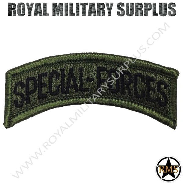 Patch - Shoulder Insignia - US Special Forces (OD Green)