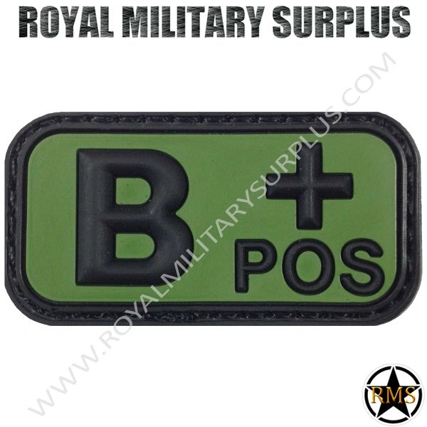 Patch - Blood Type - B+ (OD Green)