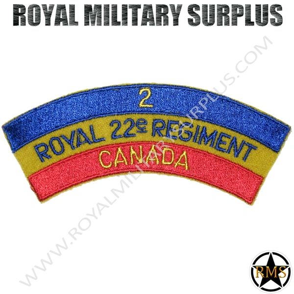 Patch - Canada Army Insignia - Royal 22e Regiment