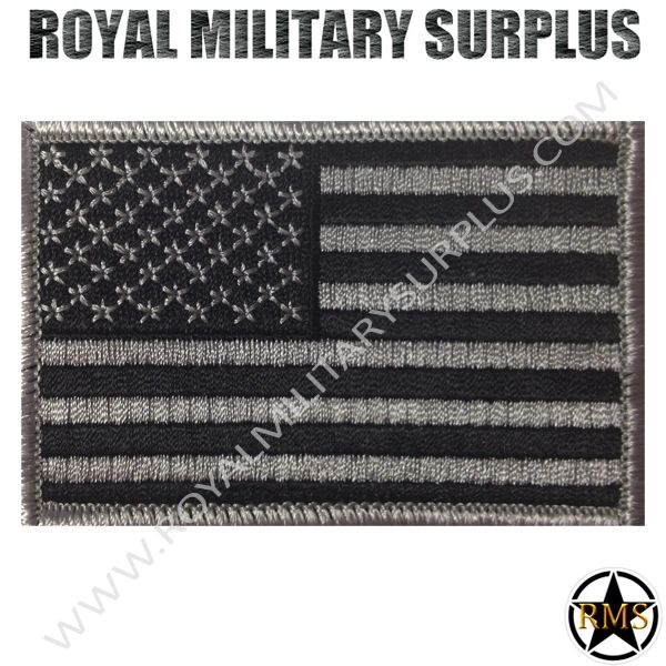 Patch - National Flags - USA (Subdued Gray/Black)