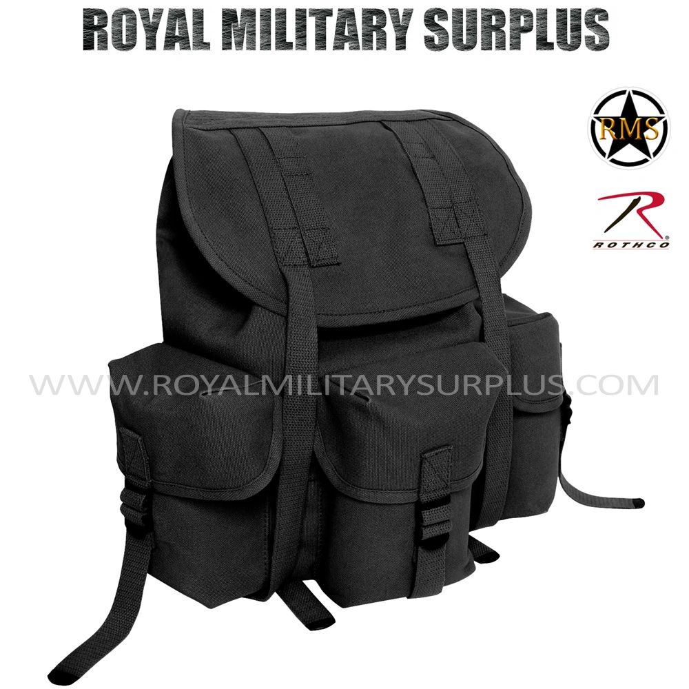 Backpack - Mini Alice Pack (Heavyweight Canvas) - 20 Liters - BLACK ...