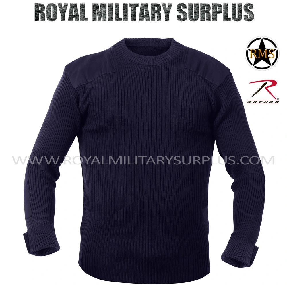 Tactical Commando Sweater - G.I. Style (Acrylic) - NAVY BLUE