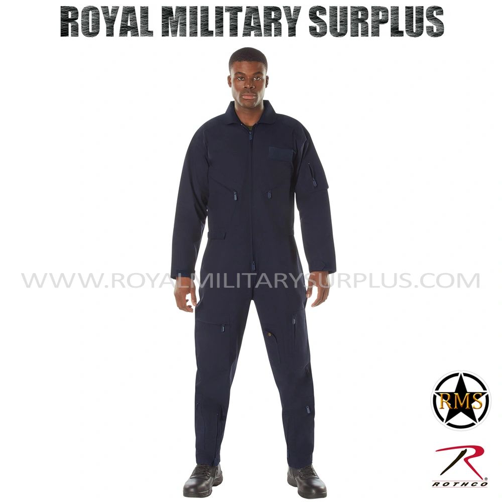 Flightsuit - Military Pilot Flight Suit/Coverall - NAVY BLUE