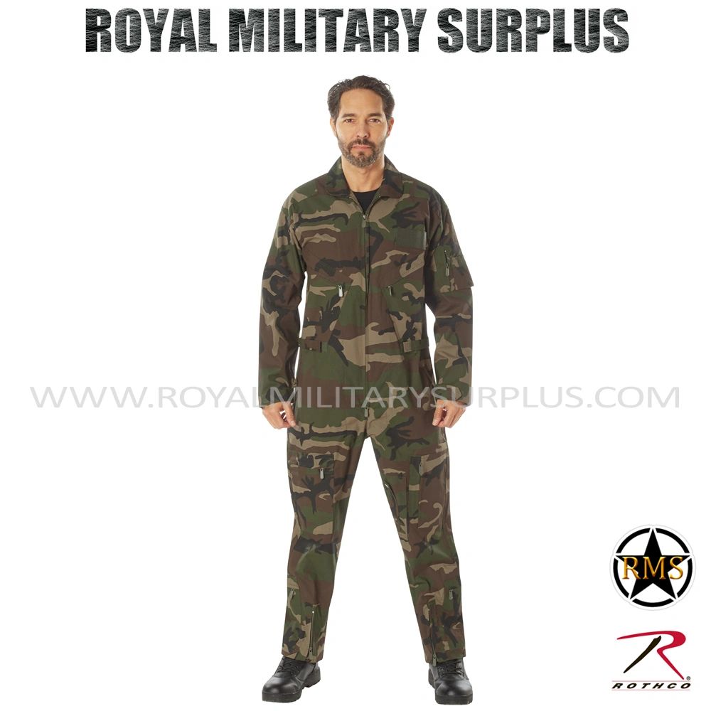 Flightsuit - Military Pilot Flight Suit/Coverall - US WOODLAND (M81 ...