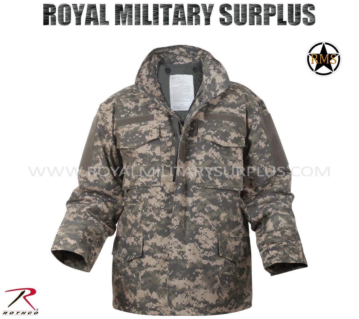 Jacket - M-65 Field Jacket - ACU/UCP (Universal Digital Camouflage)