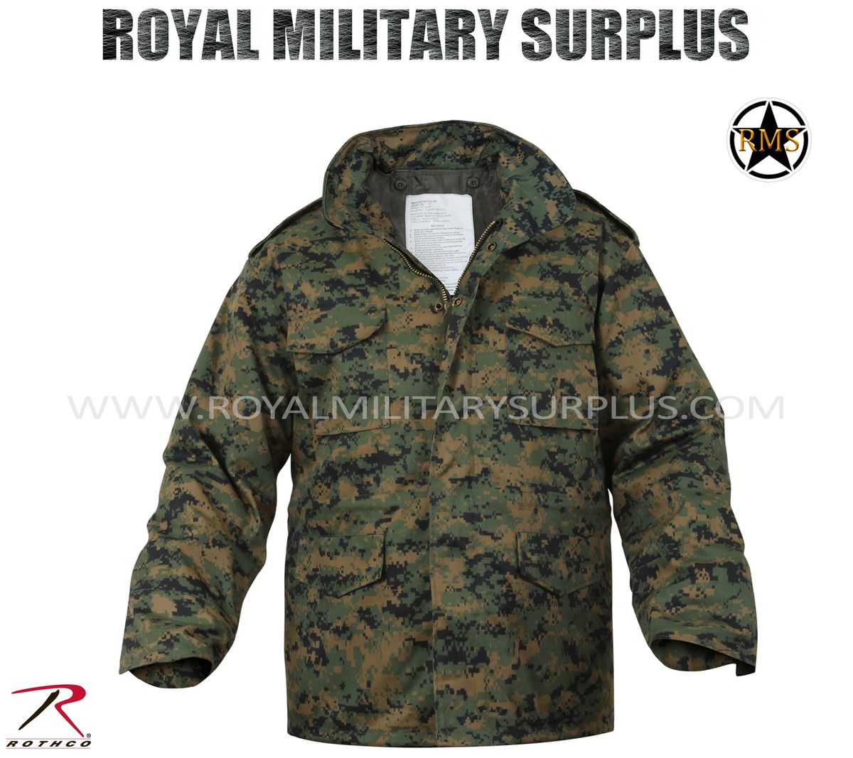 Jacket - M-65 Field Jacket - MARPAT (Digital Woodland)