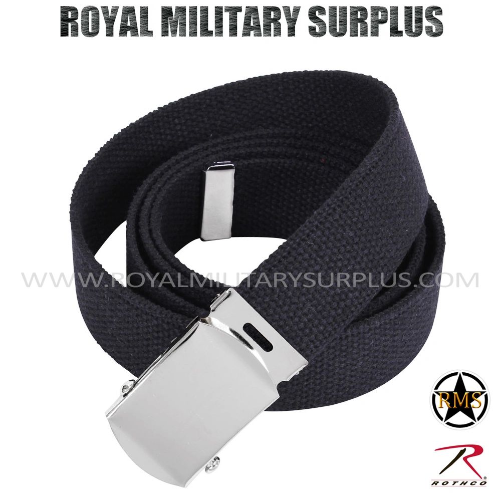 Belt - Tactical (1.25") / Chrome Buckle (3 Sizes Available) - BLACK ...