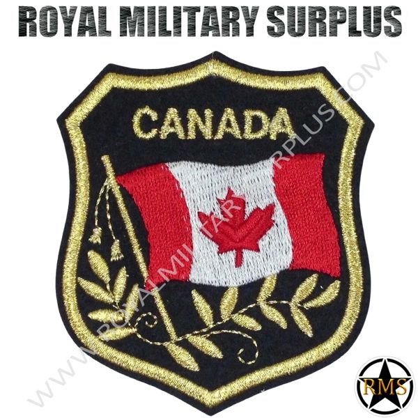 Patch - National Emblema - Canada Flag Crest (Colors)