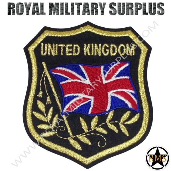 Patch - National Emblema - United Kingdom Flag Crest (Colors)