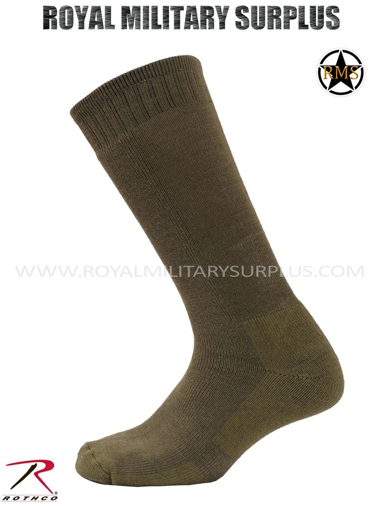 Military Socks - Mid-Calf/Military Boot Sock - 3 Colors