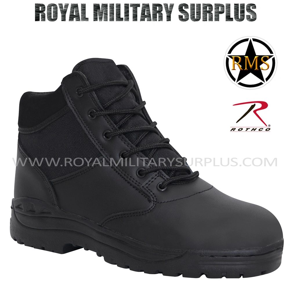 Boots - Combat/Tactical - Forced Entry Security (6 Inch) - BLACK